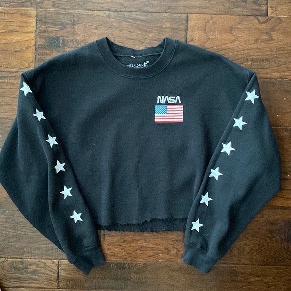 PacSun | Tops | Nasa Cropped Sweatshirt | Poshmark